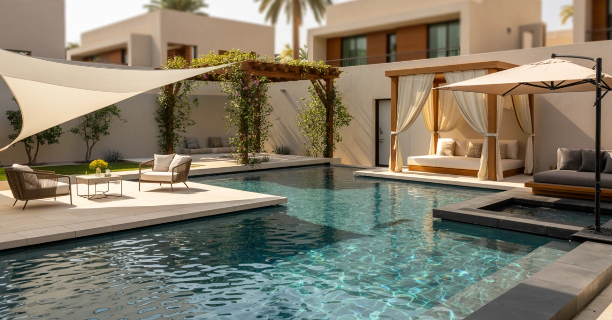 Pool Shade Ideas for Every Backyard Setup | Jenah Interiors